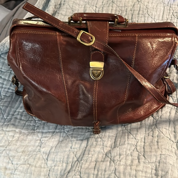 Bags | Vintage Doctors Bag In Brown Leather | Poshmark